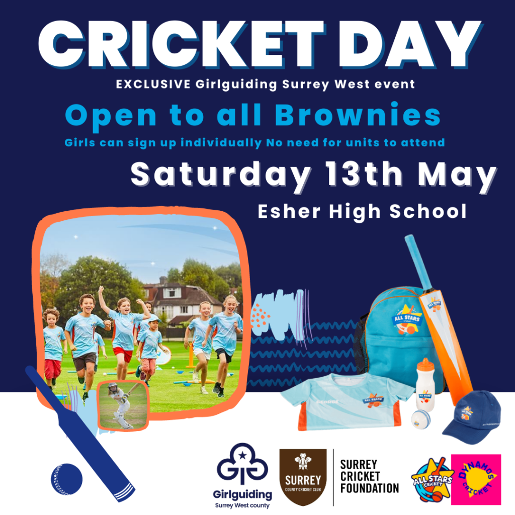 Exclusive Cricket Day with Surrey Cricket – Girlguiding Surrey West County