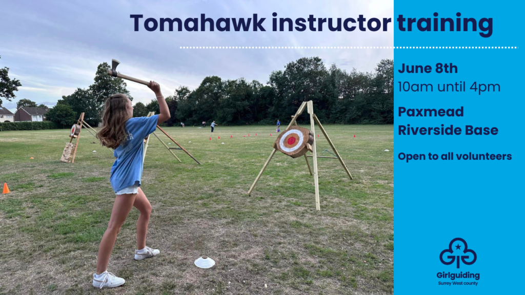 Tomahawk Instructor Training – Girlguiding Surrey West County